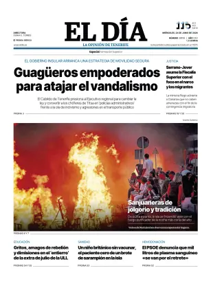 Portadas de Canarias hoy — La Provincia, El Día